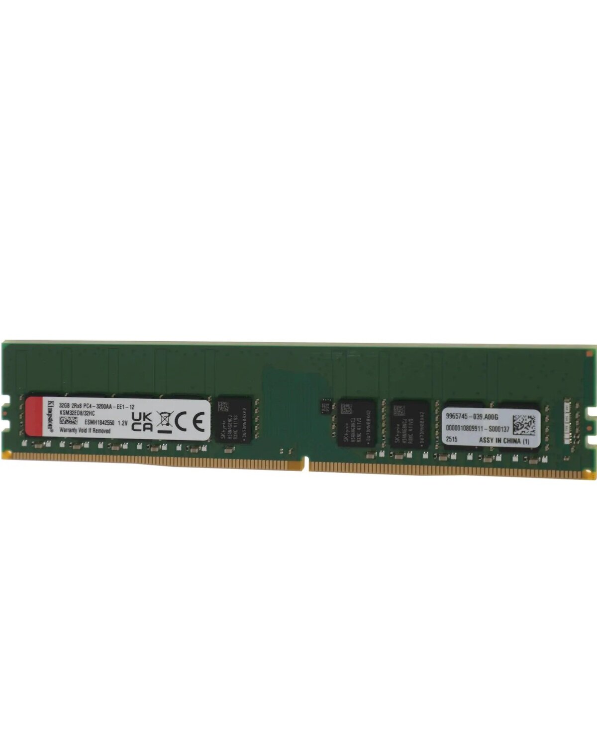 Оперативная память Kingston Server Premier KSM32ED8, 32ГБ, ECC, DIMM, 288pin