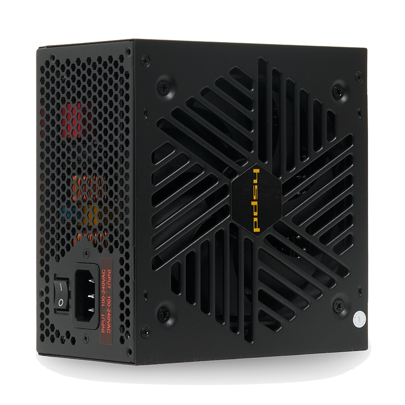 Блок питания Power Supply HSPD, 1200W 80+ Gold (ATX, 3.1, PCIe 5.1, Full modular, 1x24(20+4)pin 600mm, 2xCPU 8(4+4)pin 700mm, 2xPCIe*2 8(6+2)pin 550+150mm, 1x12V(2x6) 12+4pin 600W 550mm 3xSATA*3 500+150+150mm, 1xMOLEX4pin*3+FDD 500+150+150+150mm , Activ