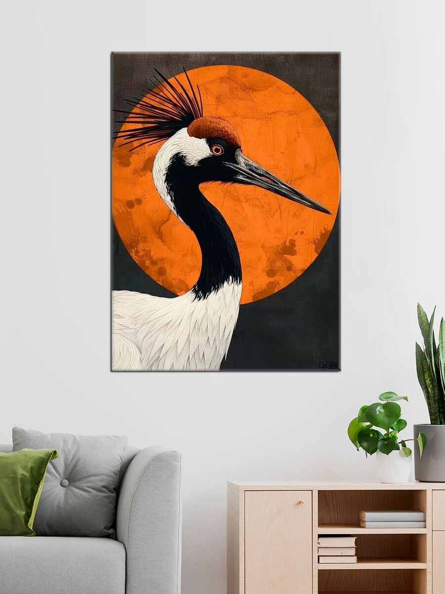 Картина на стену "Журавли", 30х40 см