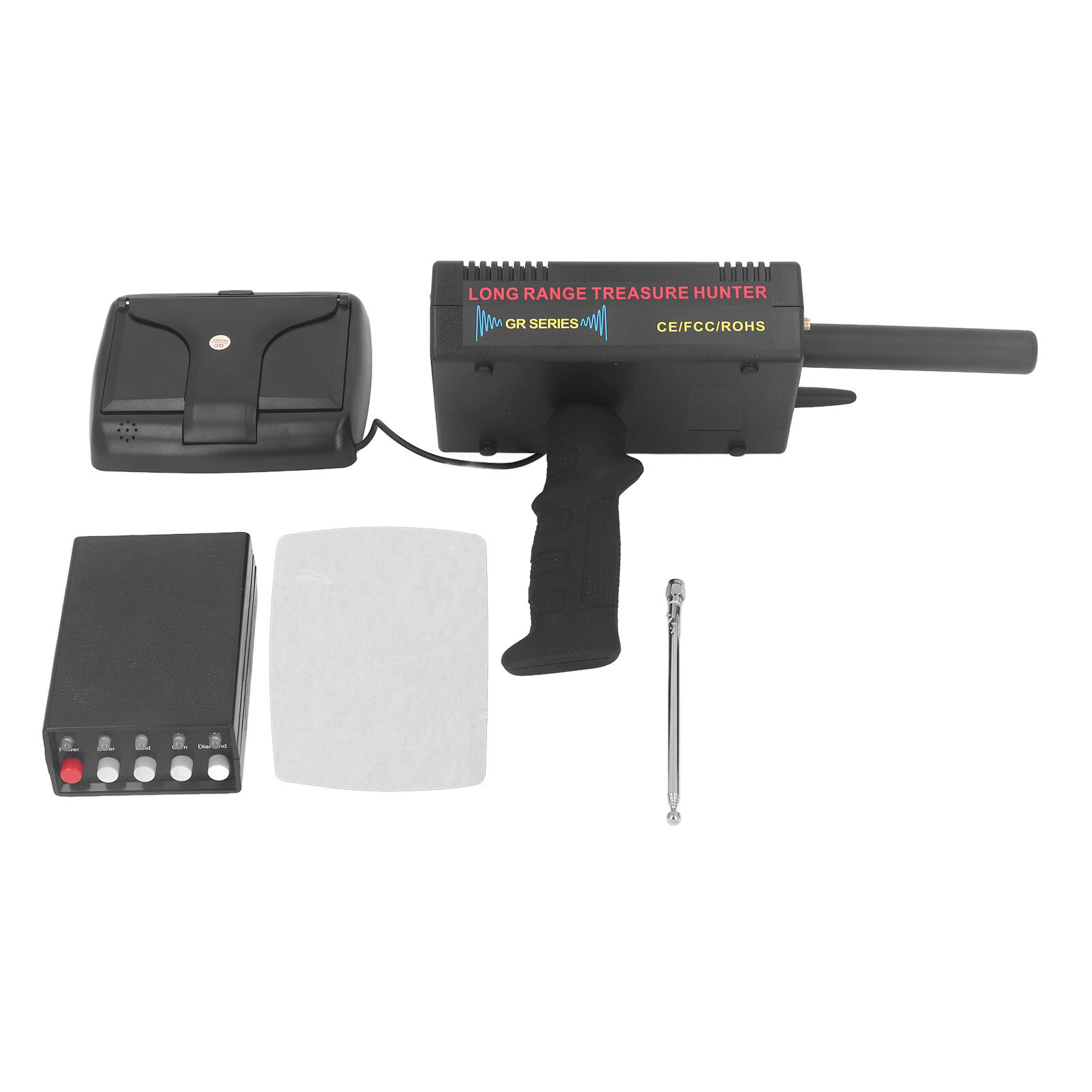 Профессиональный металлоискатель 3D, дальнего действия, со складным экраном
