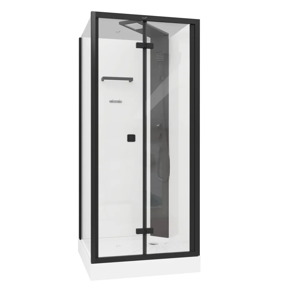 Душевая кабина Ceruttispa Bella 90B без крыши, 90х90 см