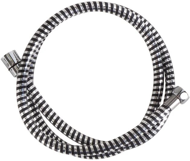 Душевой шланг IDDIS A50611 2.0 200 см, с антискручиванием, черный, хром, глянцевый, шланг для душа