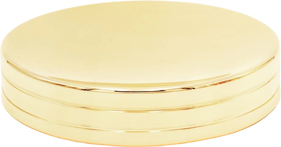 Мыльница Ridder London 2106348 из нержавейки, настольная, золотая, круглая