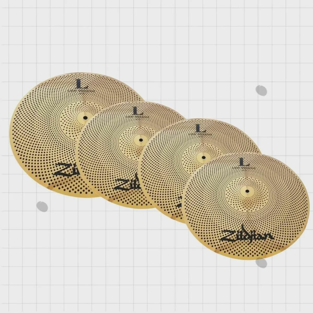 Комплект тихих тарелок для ударных Zildjian 14+14+16+18+20ll