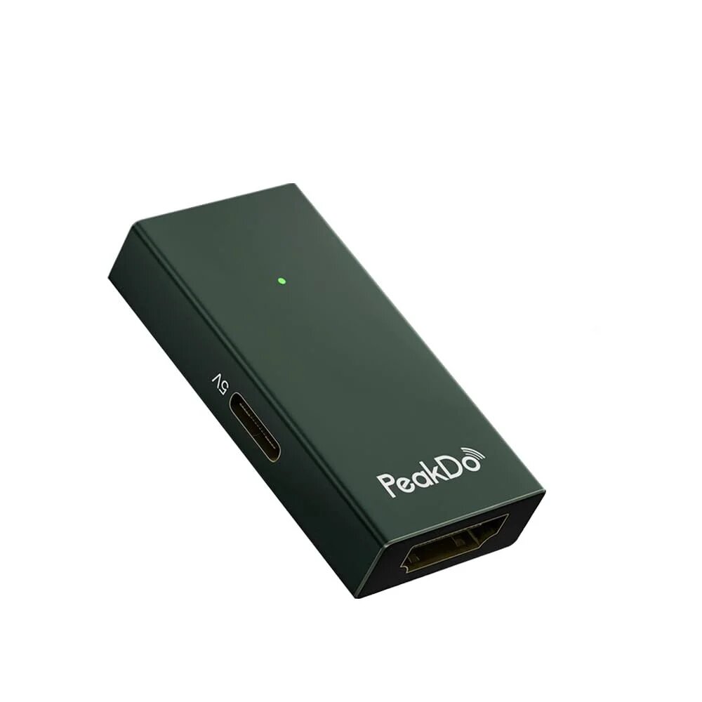 Адаптер PeakDo HDMI-USB C 4K при 60 Гц, адаптер HDMI-Type C, подходит для XREAL, RayNeo и других умных очков и PS5/4, Xbox