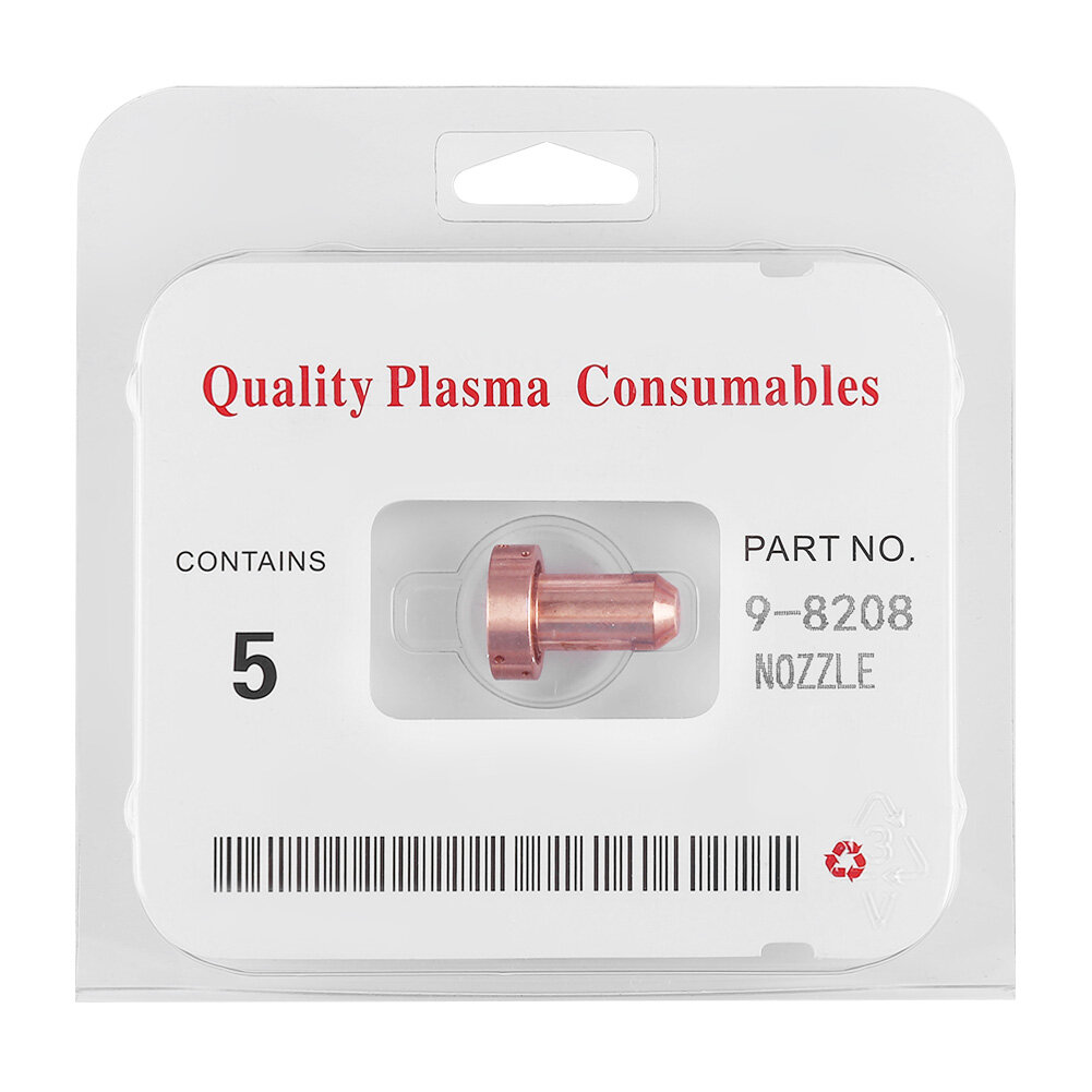5 штук насадок для плазменной резки 9-8208 40A, подходят для плазменного резака Thermal Dynamics SL60/100.