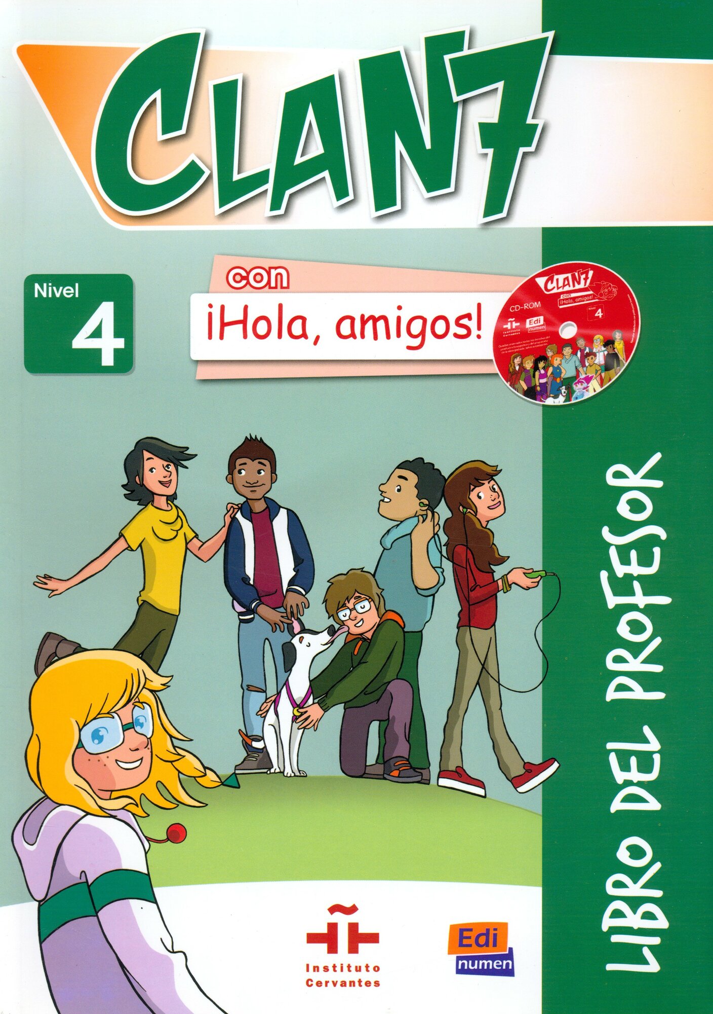 Clan 7 con ? Hola, amigos! 4. Libro del profesor (+3CD) / Книга для учителя
