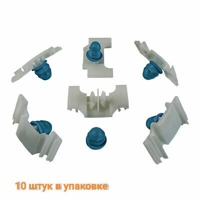 Клипса крепления молдинга двери на Volkswagen Golf 3