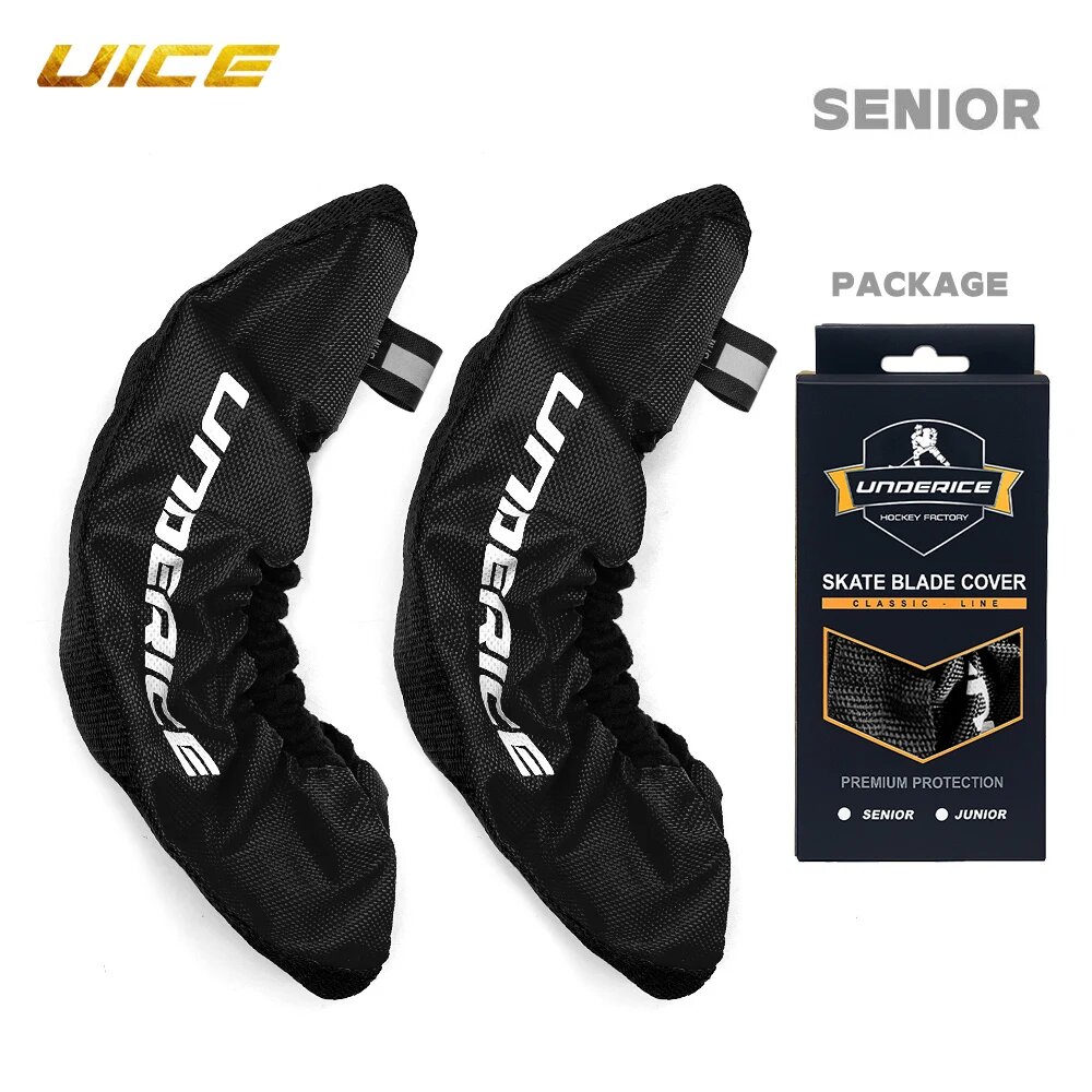 Чехлы для лезвий коньков UICE PRO black-senior, черные