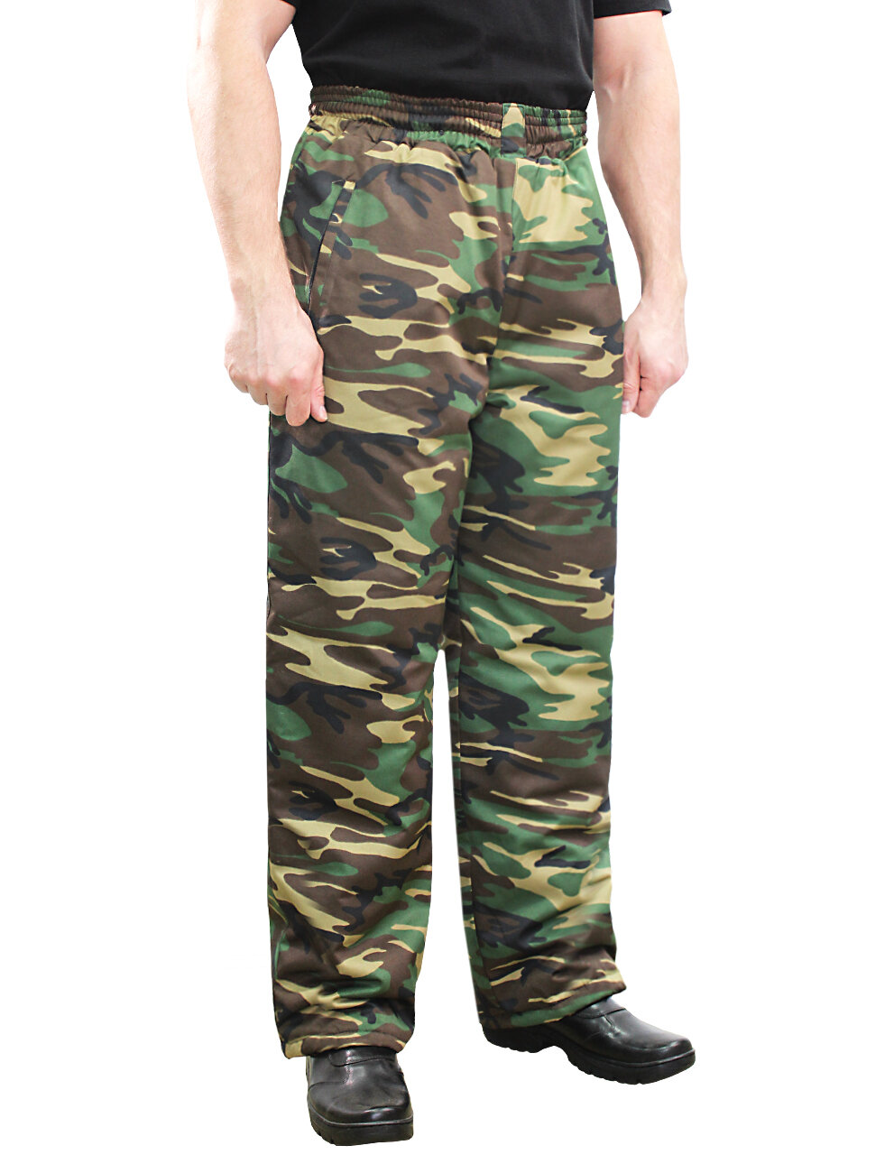 Брюки утеплённые зимние ветрозащитные камуфляж