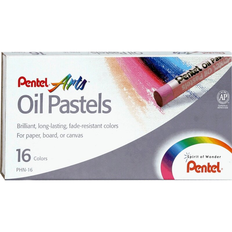 Пастель масляная Pentel 16 цв PHN-16U