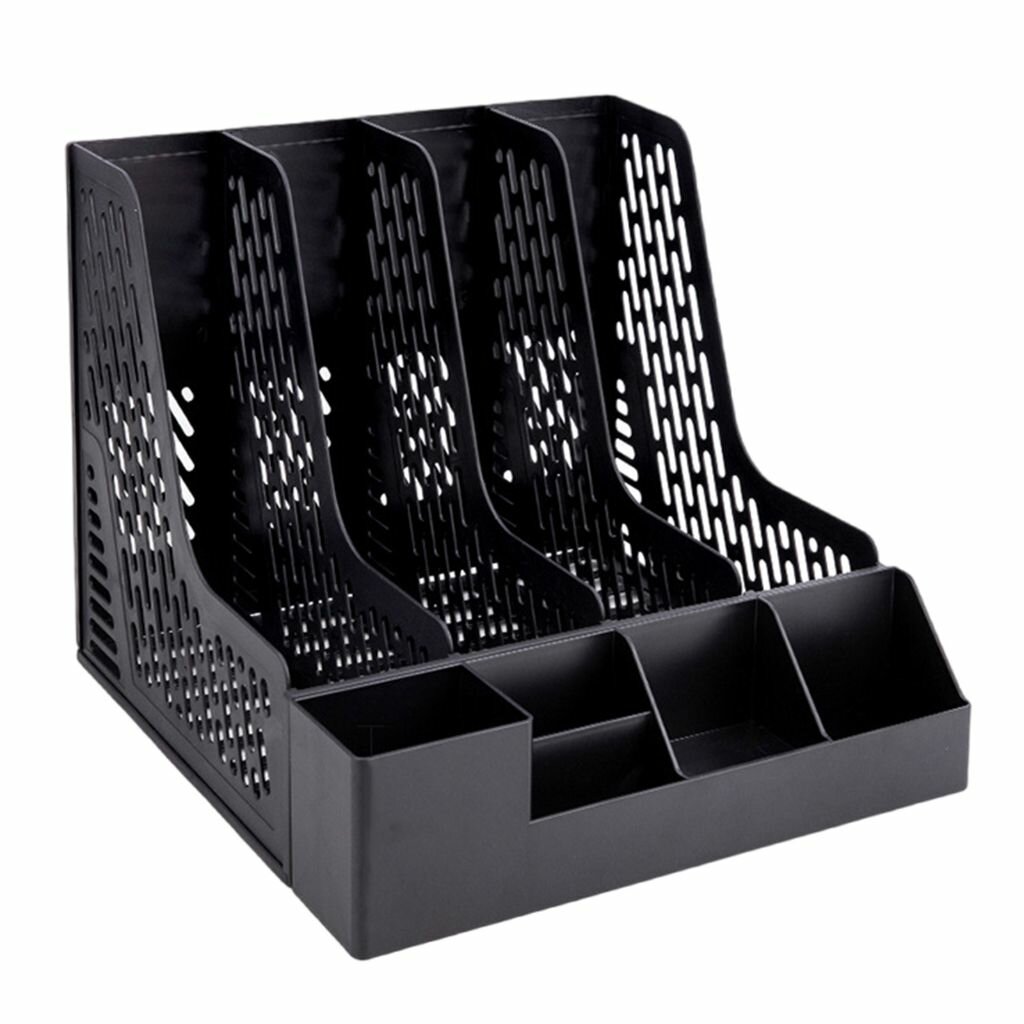 Держатели журналов с отсеком для ручек, 4 compartments