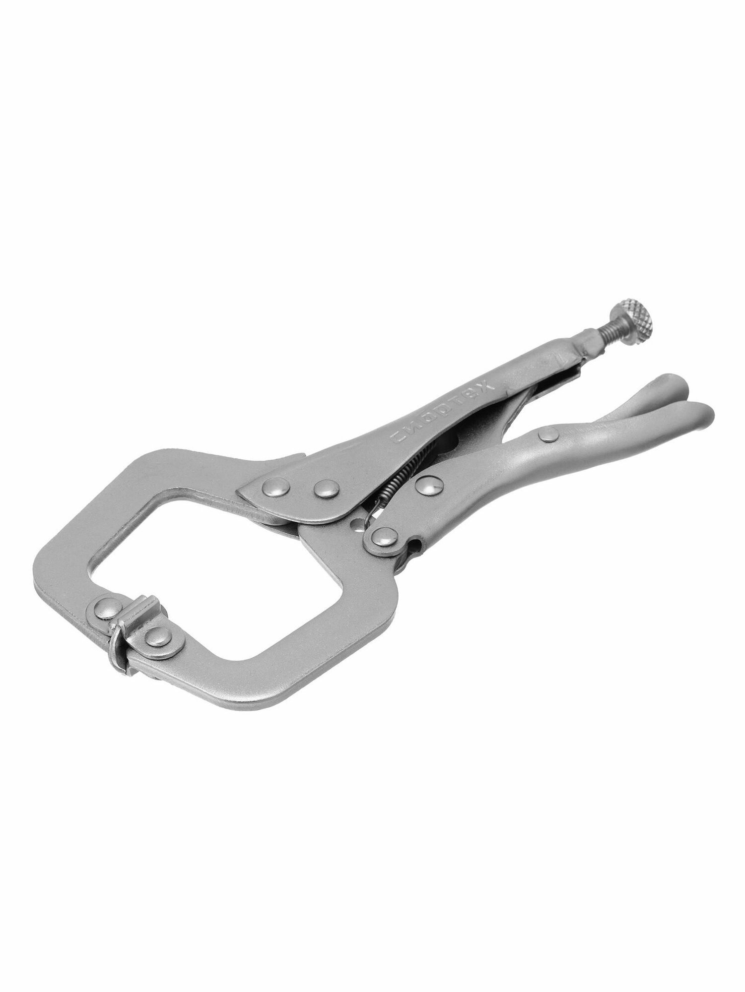 Зажим ручной, увеличенный захват, подвижные губки, 170 мм// Сибртех 18425