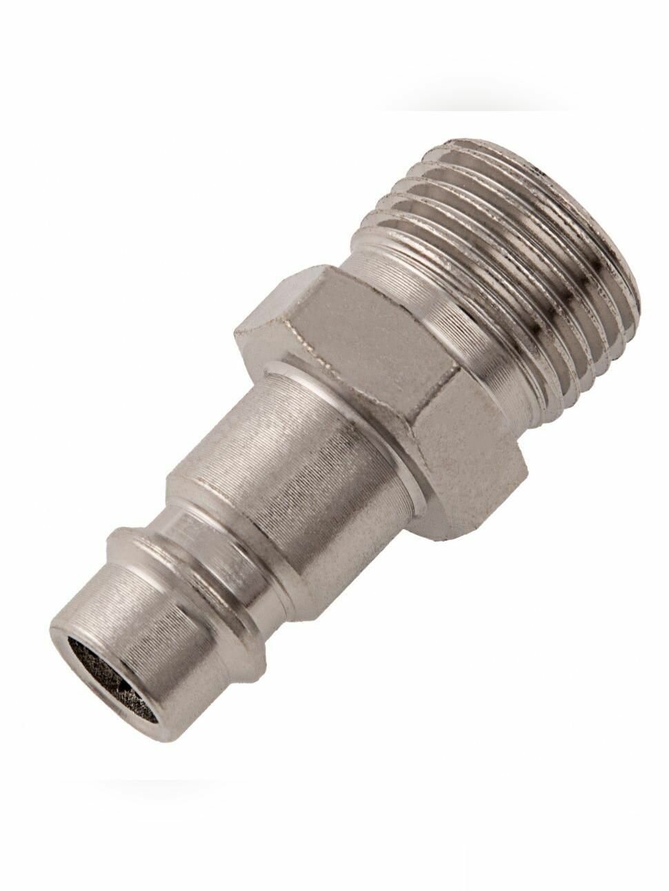 Ниппель универсальный быстросъемный ("папа"), 3/8, внешняя резьба, 2 шт, Stels 57059