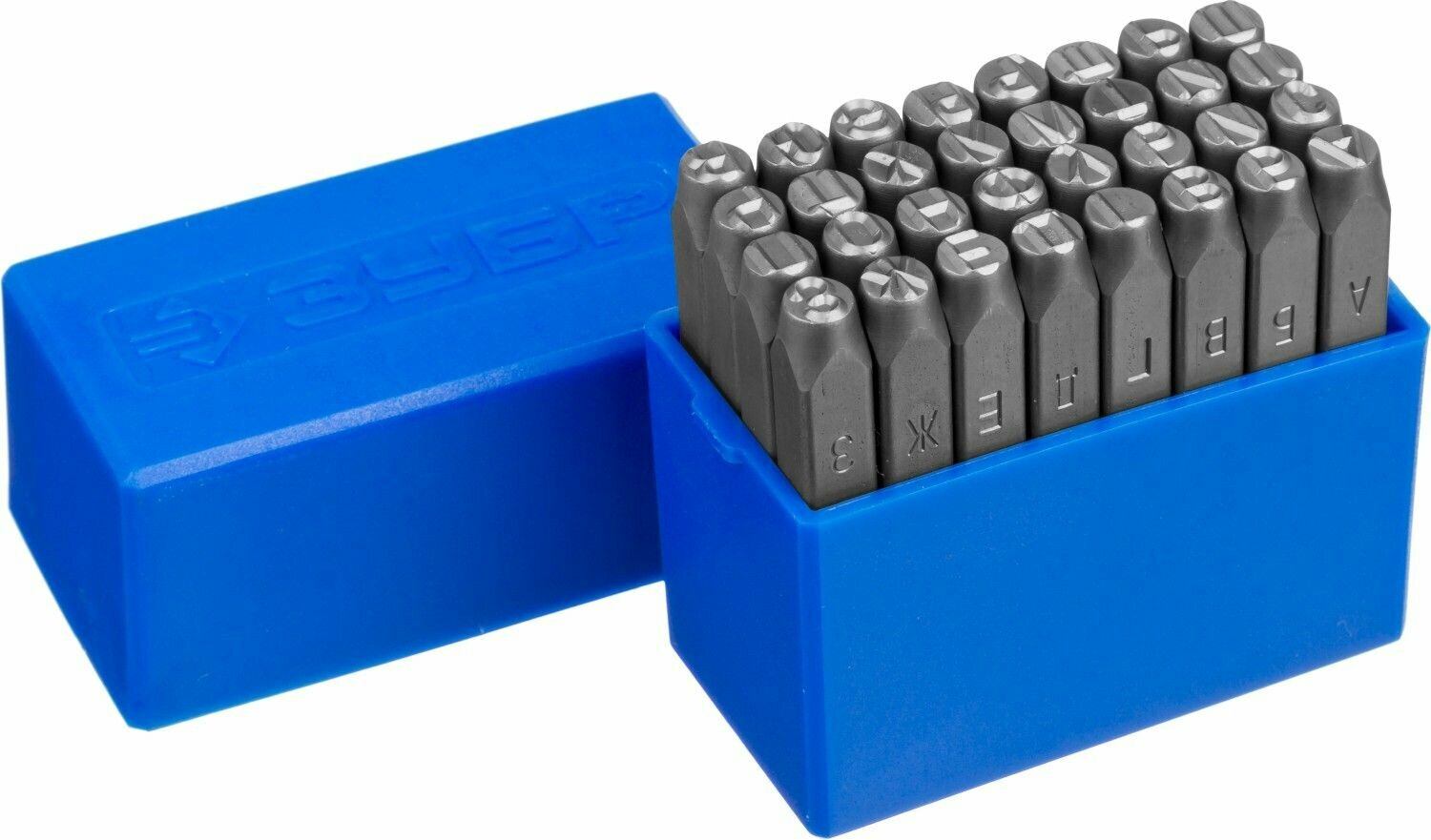 Штамповочное клеймо ЗУБР, 6 мм, кириллица, буквенное, профессиональное 21503-06_z01