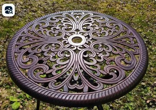 Садовый стол, Металл 60х60х65.5 см 60h60h65.5