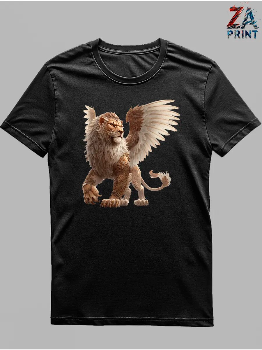 Футболка лев грифон