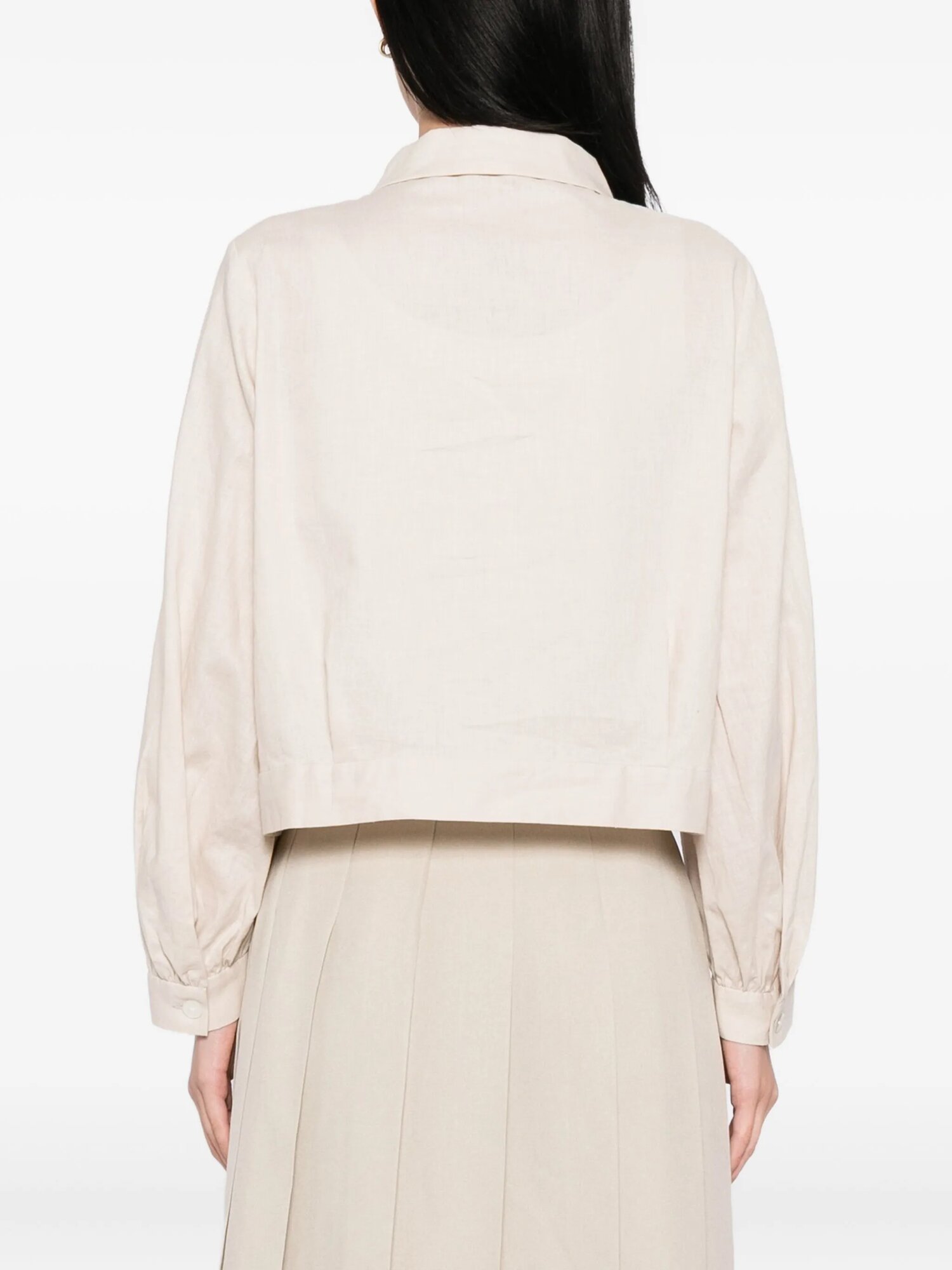Рубашка To b. by agnes b. Cropped shirt, размер 40, разноцветный — фото 1