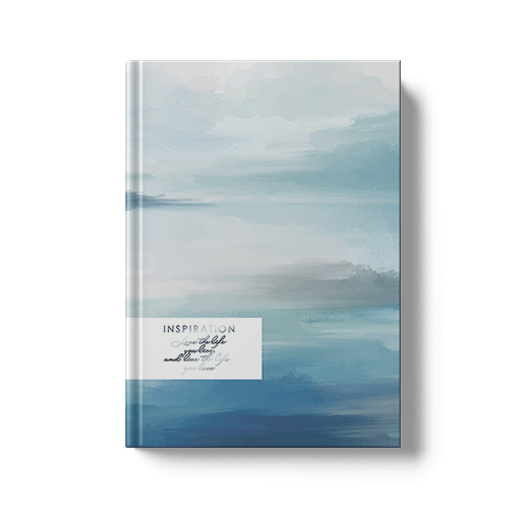 Книга для записей А5 128л кл. "Грезы. О море" интегр. переплет, ламинация Soft Touch, тисн. Фольгой "Голография", офсет