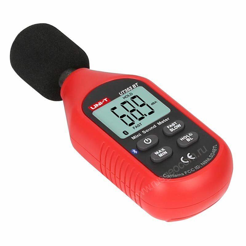UNI-T UT353BT Шумомер / измеритель уровня шума, оснащен Bluetooth для передачи измеренных данных на смартфон