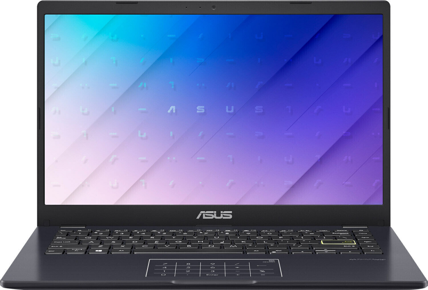 14" Ноутбук Asus VivoBook Go 14 E410MA-EK658T (90NB0Q15-M17860) черный - 1920x1080, TN, Intel Pentium Silver N5030, ядра: 4 x 1,1 ГГц, 4 ГБ, SSD 256 ГБ, Intel UHD Graphics 605, Windows 10 Home