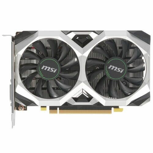Видеокарта MSI GeForce GTX 1650 VENTUS XS OC V1 (GTX 1650 VENTUS XS 4G OCV1) - PCI-E 3.0, 4 ГБ, GDDR5, 128 бит, DisplayPort, DVI-D, HDMI, GPU 1485 МГц