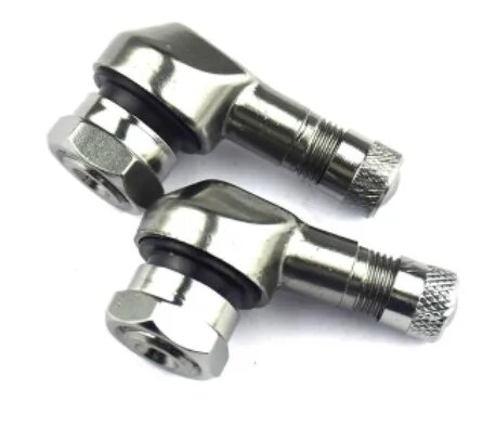 1 пара универсальных алюминиевых колес мотоцикла 10,1 мм/7,8 мм tpms, клапаны для шин, шток для мотоцикла, электрического скутера, велосипеда, 90 градусов с ЧПУ grey B