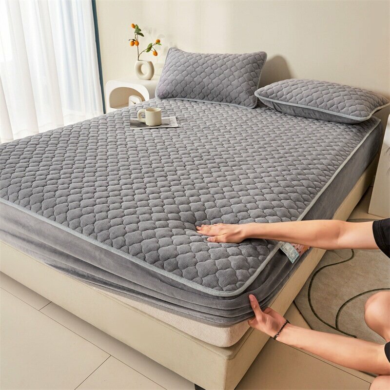 Простыня, матрас и покрывало, молочный флис, 90x200 см