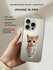 Чехол на Apple iPhone 16 Pro / Айфон 16 Про с принтом "Котик с букетом тюльпанов...