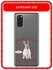 Чехол на Samsung Galaxy S20 / Самсунг Гэлакси S20 с принтом "Heal the rabbit", п...