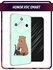 Чехол на Honor X9c Smart / Хонор X9c Смарт с принтом "Медведь и кошка дружба"