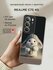 Чехол на Realme C75 4G / Реалми C75 4G с принтом "Белый крольчонок в шапке"