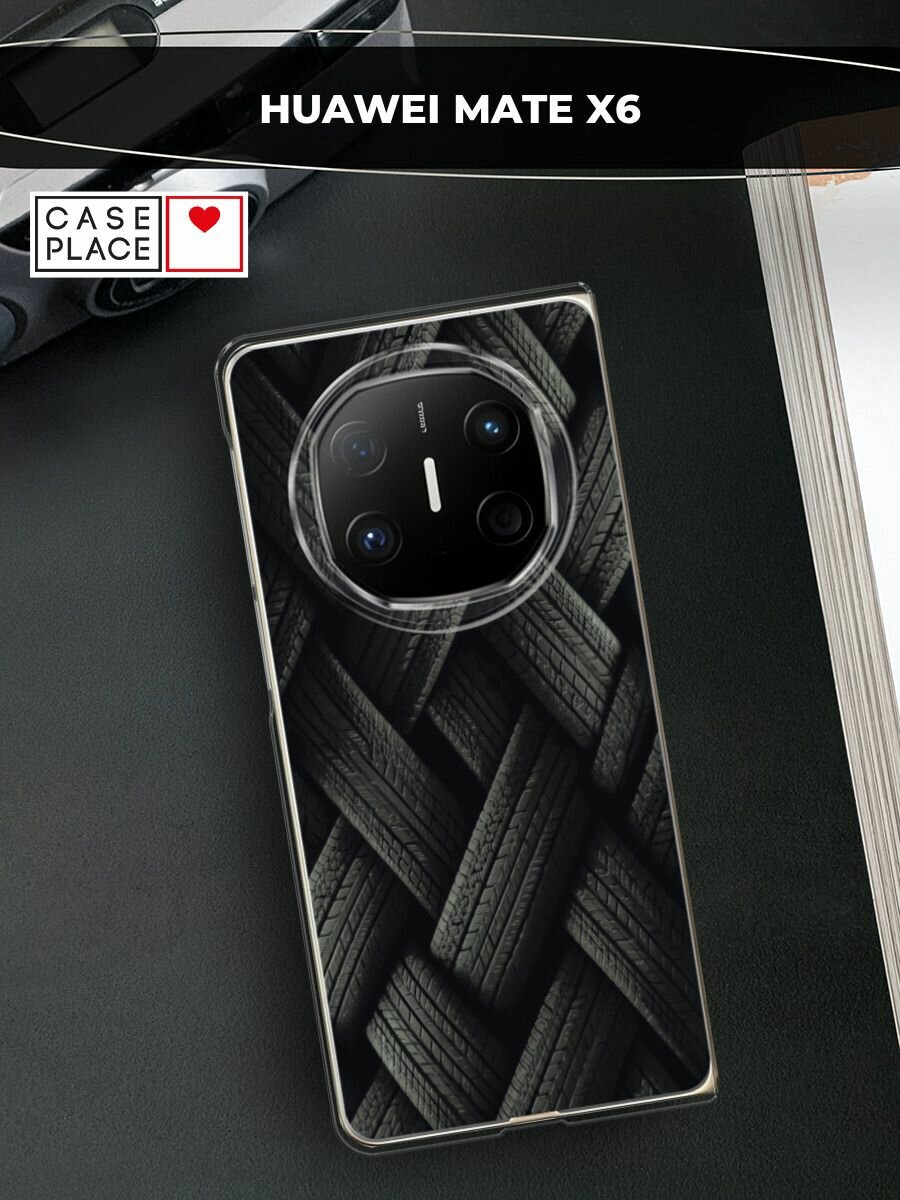Чехол на Huawei Mate X6 / Хуавей Мате X6 с принтом "Переплетение шин 2"