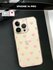 Чехол на Apple iPhone 14 Pro / Айфон 14 Про с принтом "Паттерн нежные сердечки 2...