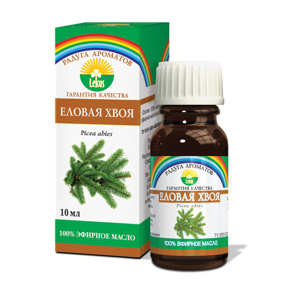 Эфирное масло лекус "Еловая хвоя", 100% натуральное, 10 мл