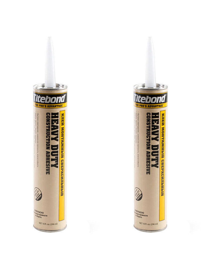 Клей монтажный каучуковый Heavy Duty Сверхсильный светло-коричневый 296 мл (2 шт.)