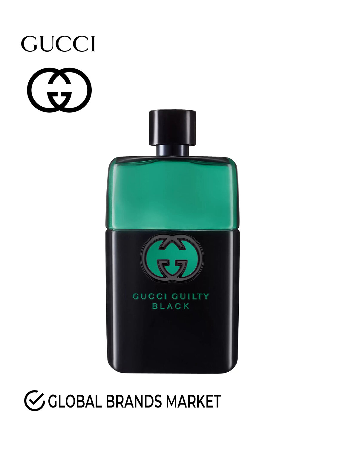 Туалетная вода мужская Gucci Guilty Black Pour Homme, 50 мл, фужерный