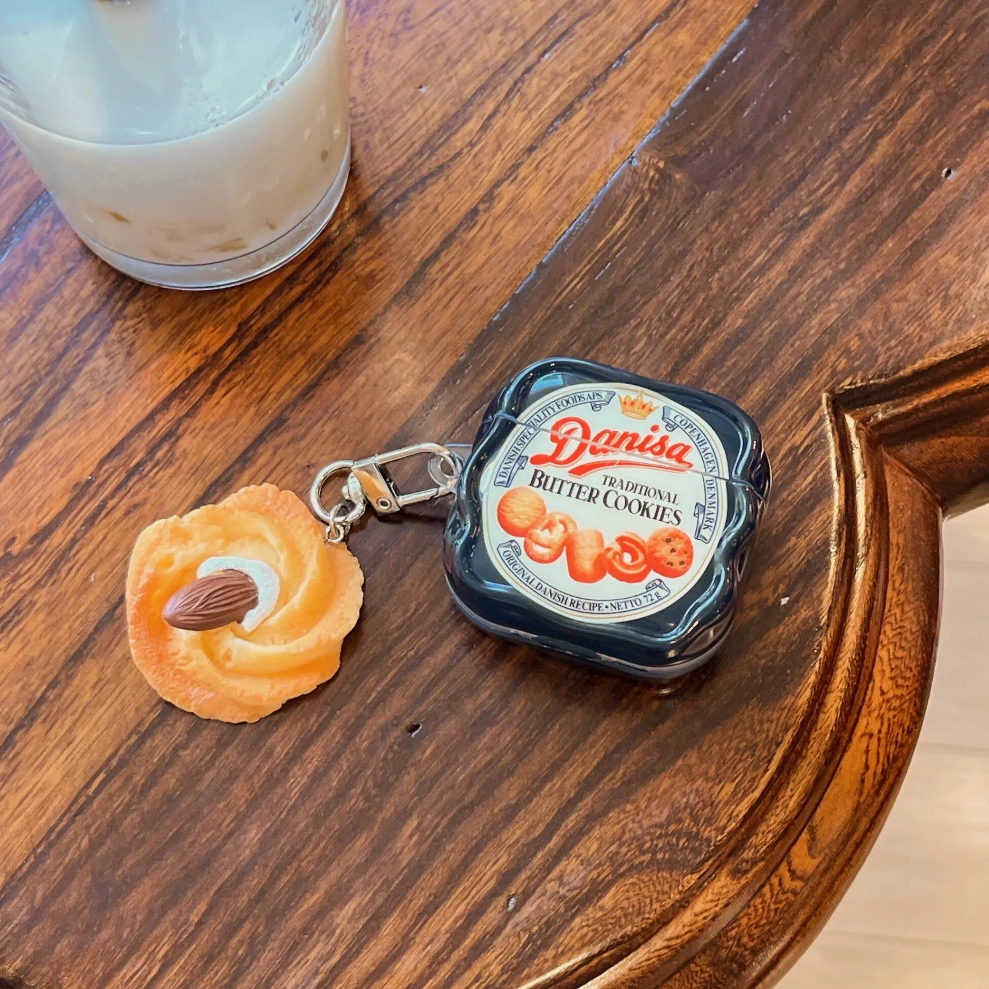 Чехол для Apple AirPods Pro3, шоколадное печенье, индейка, лапша, лосось, Air Pods 4, 3, 2, 1 Pro, 2 наушника, защитный чехол с подвеской