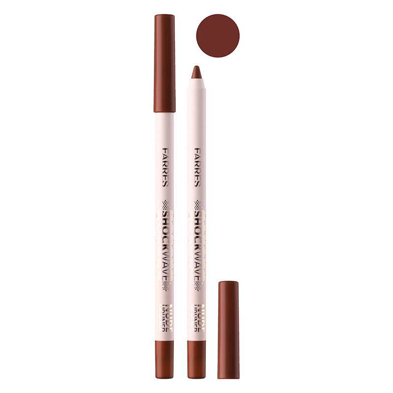 Карандаш для губ кремовый гелевый Farres тон 305 Винно-красный Nude