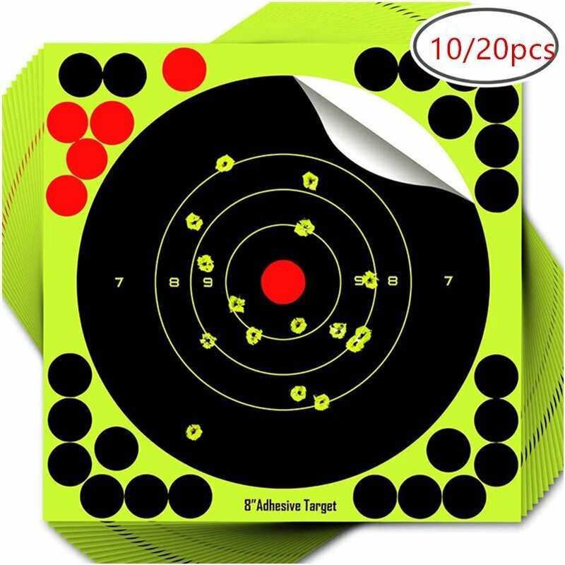 8x8 дюймов профессиональные мишени для стрельбы из лука, бумага для лица, лук, датчик стрелы, бумага для стрельбы по мишеням, игры «сделай сам», традиционные аксессуары для стрельбы