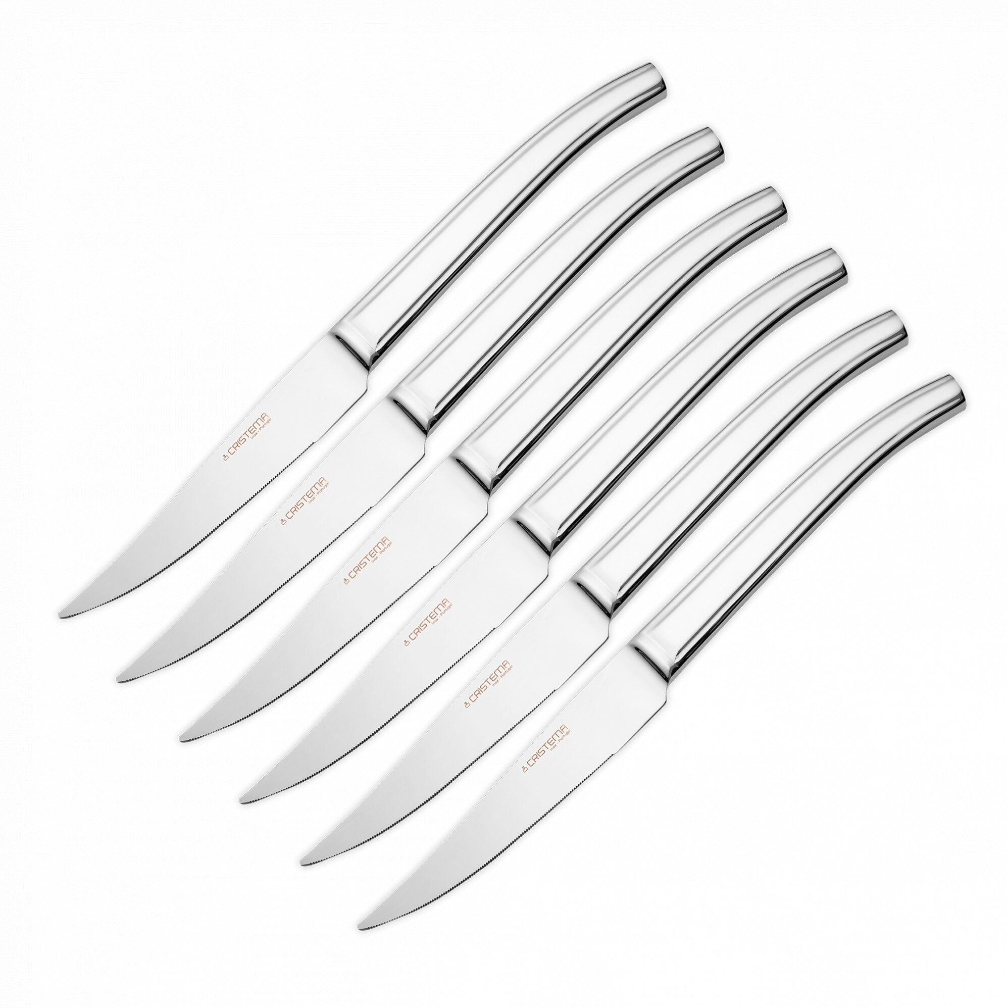 Набор ножей CRISTEMA "Texas" PCP-1115-06M, для стейка, стальные, 6 шт.