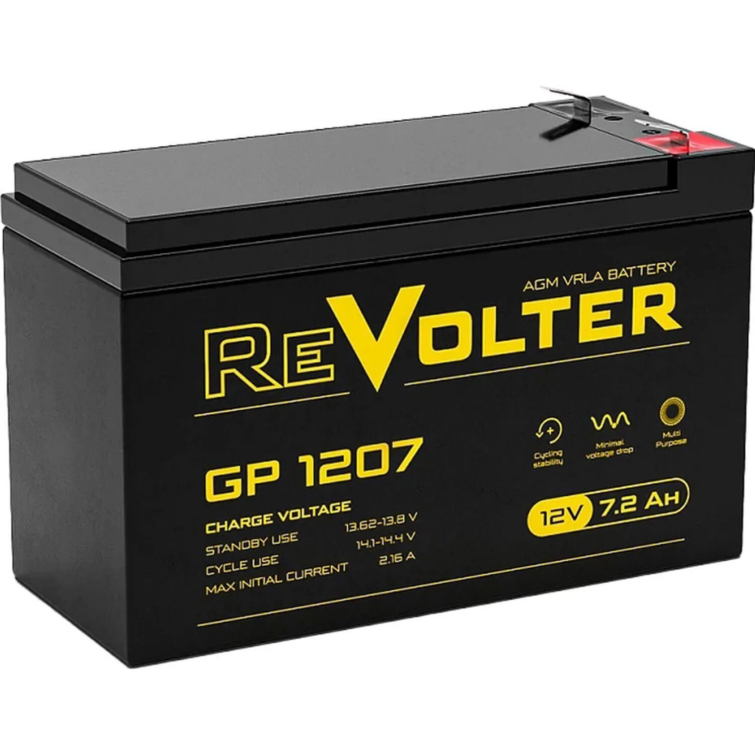 Батарея для ИБП Revolter GP 1207 (12В/7.2Ah)