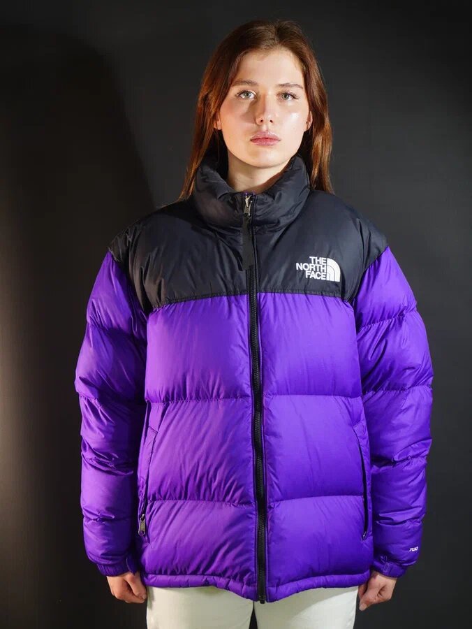 Пуховик The North Face THE NORTH FACE 1996 RETRO 700 NUPTSE JACKET PURPLE, размер L, фиолетовый