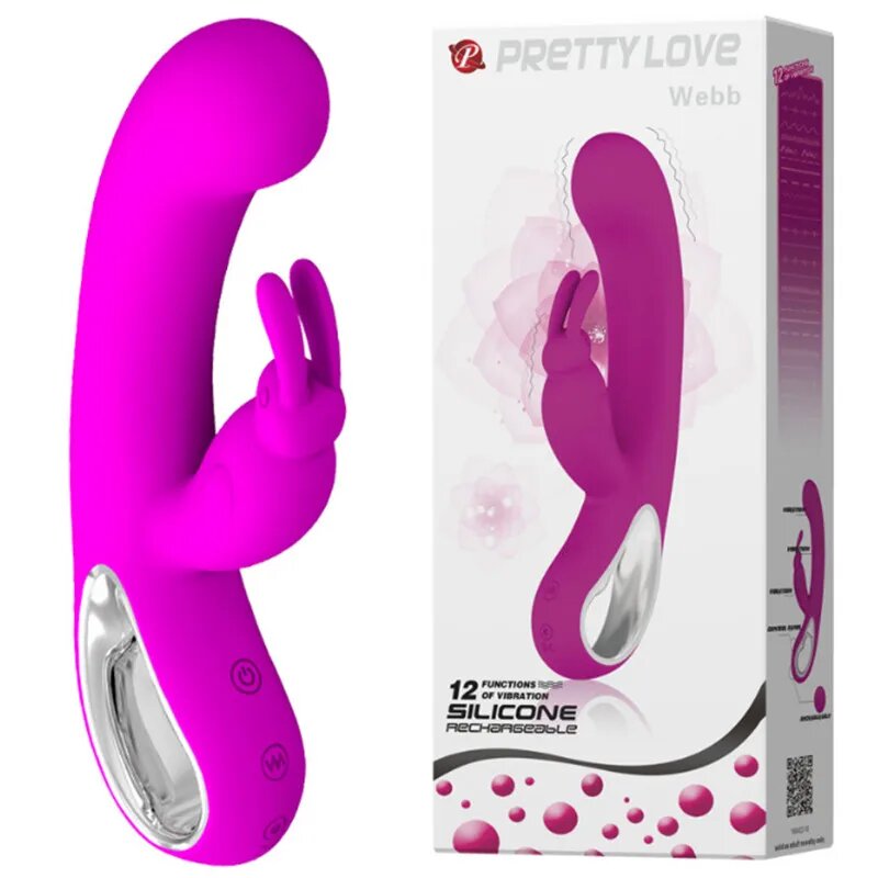 Вибратор PRETTY LOVE 12 Speed G Spot Rabbit Vibrators