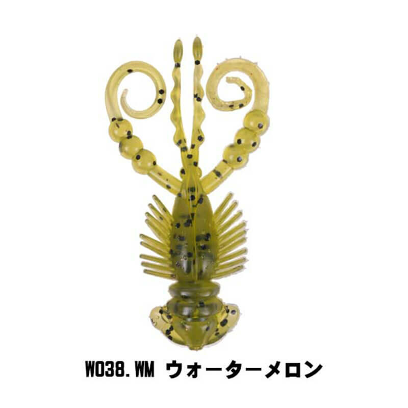 Силиконовая приманка Xesta Creepy Hog 2,5" #W038WM Watermelon