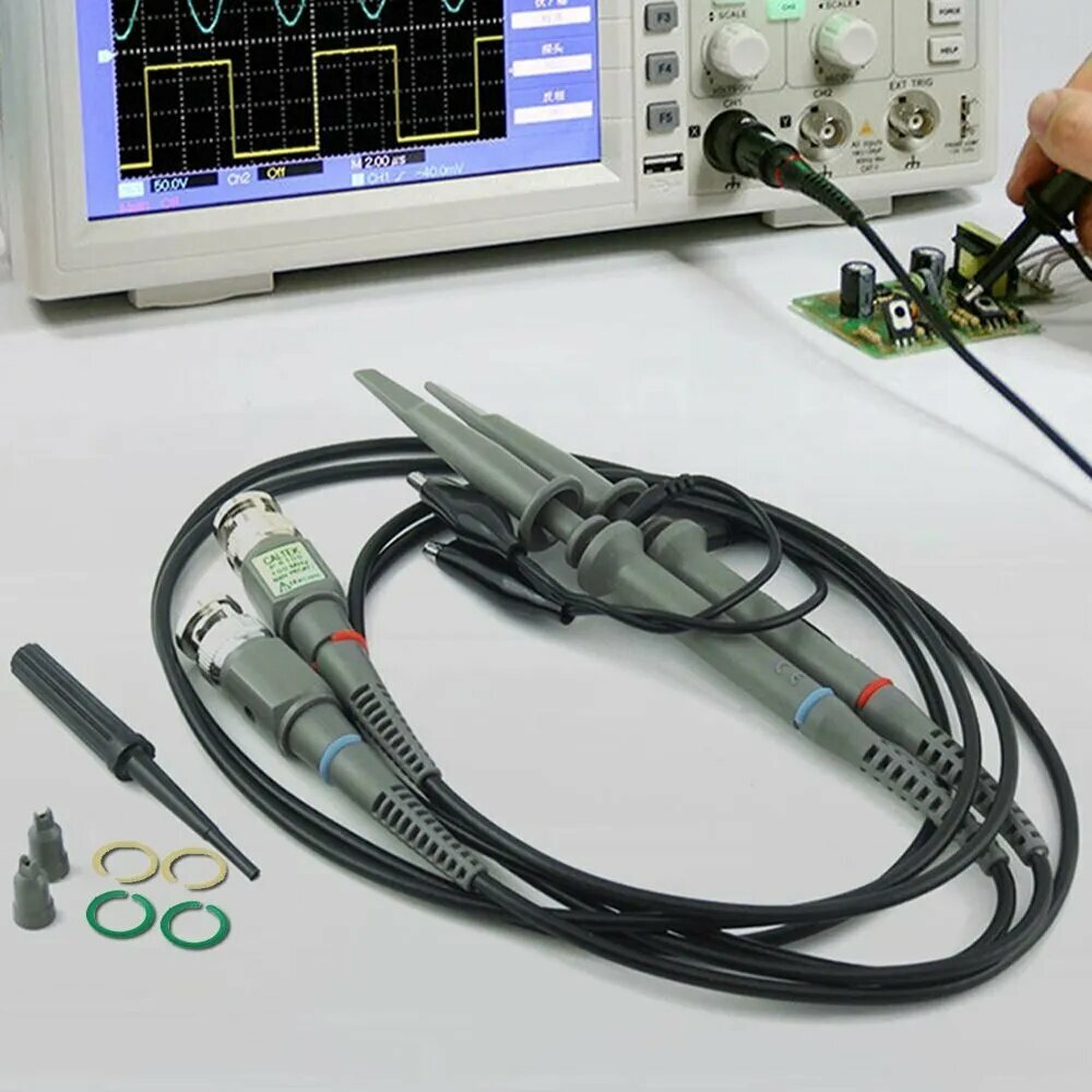 Омплект тестовых проводов P6100 Minigrabber 100 МГц 2 упаковки для аксессуаров осциллографа