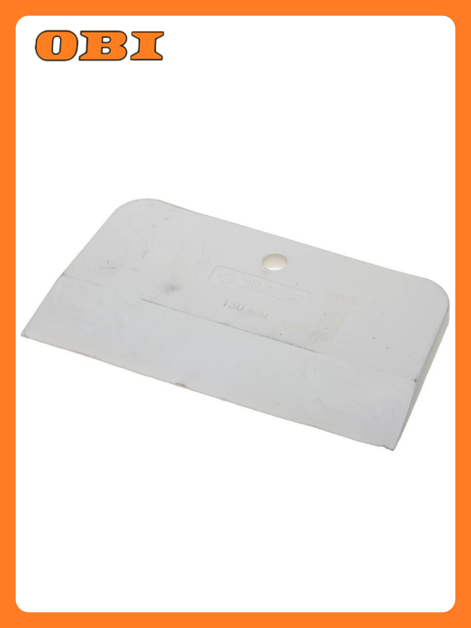 Шпатель резиновый ЗУБР белый 150 мм