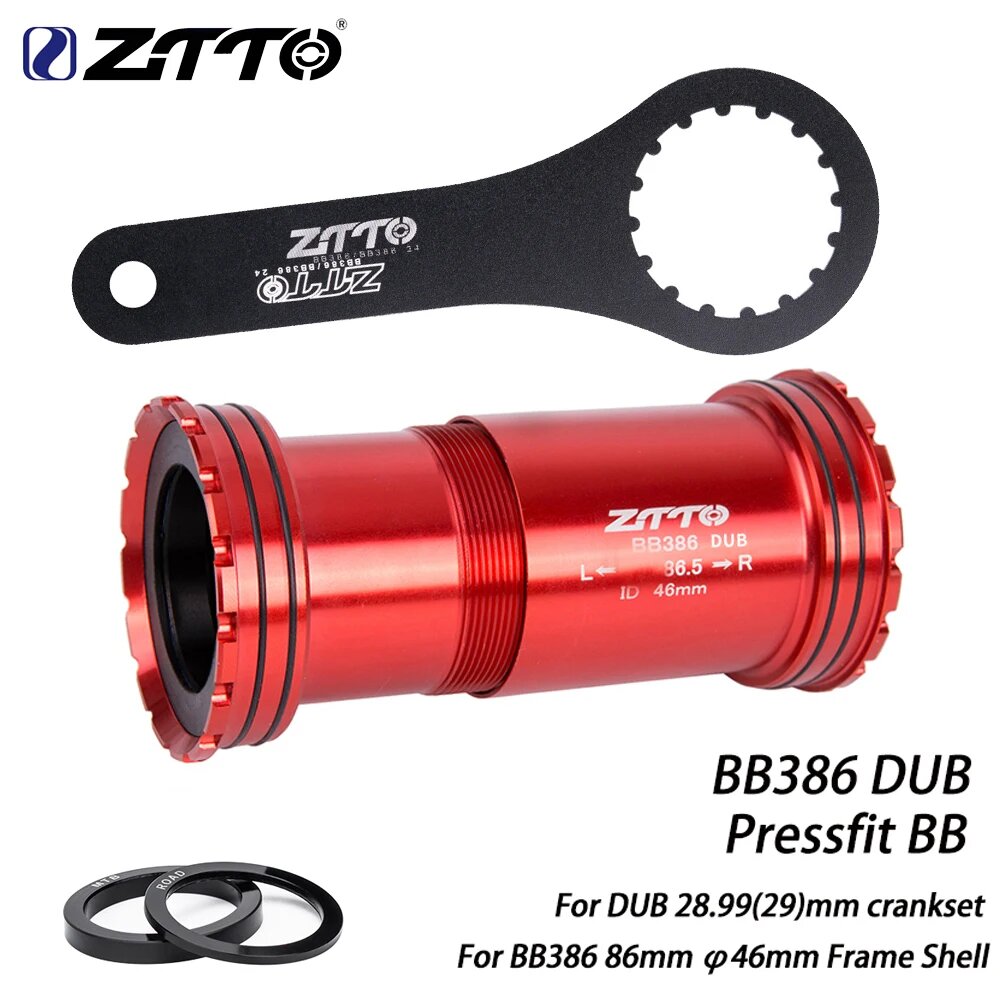 ZTTO DUB BB386 адаптер кареток для горных велосипедов Красный, BB386 DUB Red-Tool