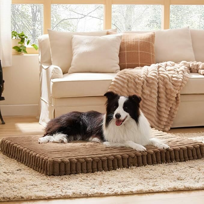 Трансграничная горячая распродажа собачьей кровати собачьей будки не кусает гнилой питомник Коричневая волнистая