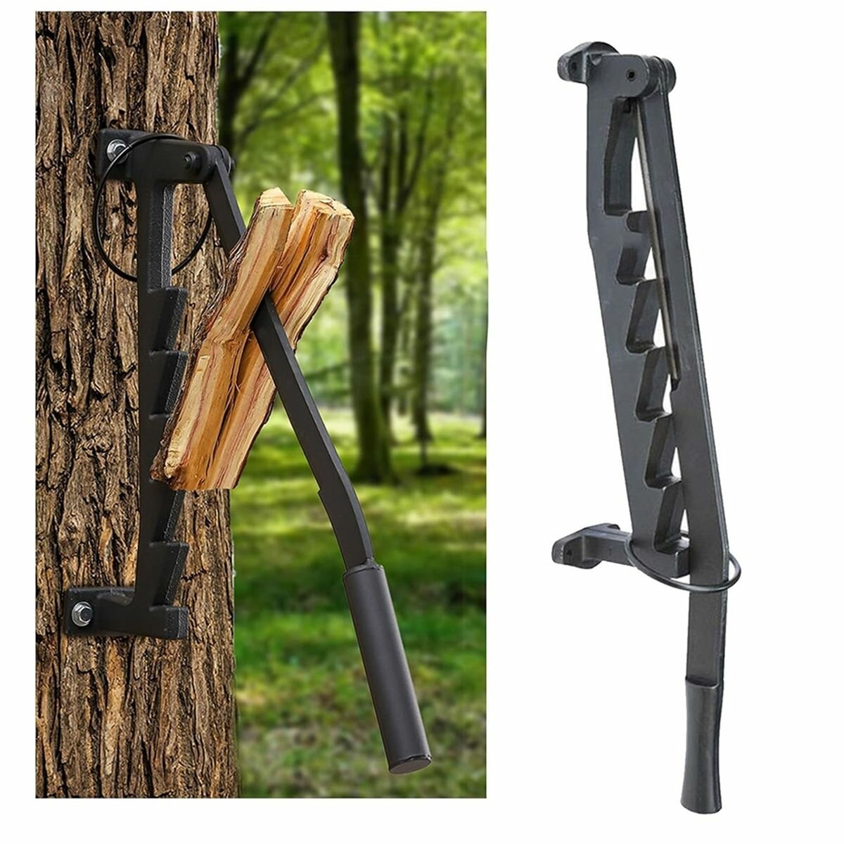 Настенный ручной дровокол для кемпинга